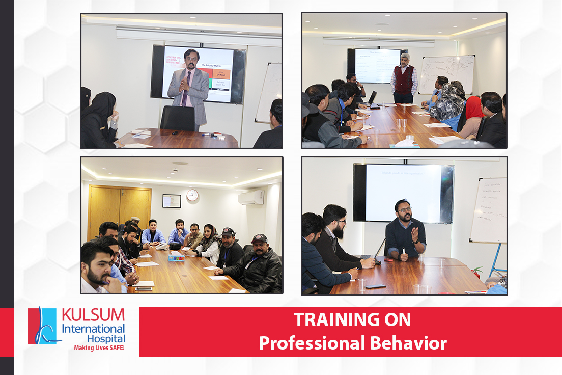 Training on Professional Behavior - Kulsum International Hospital